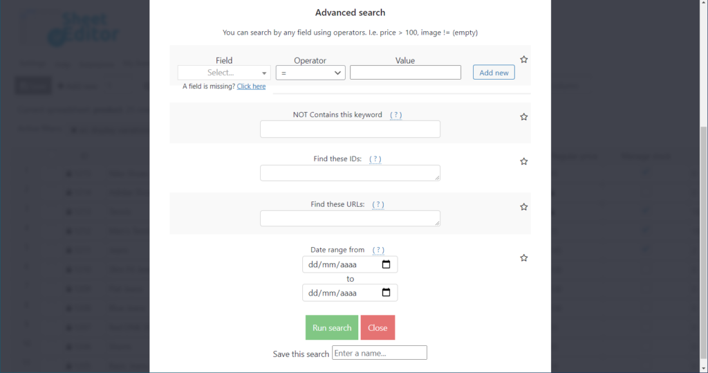 Edit WooCommerce Products in Spreadsheet