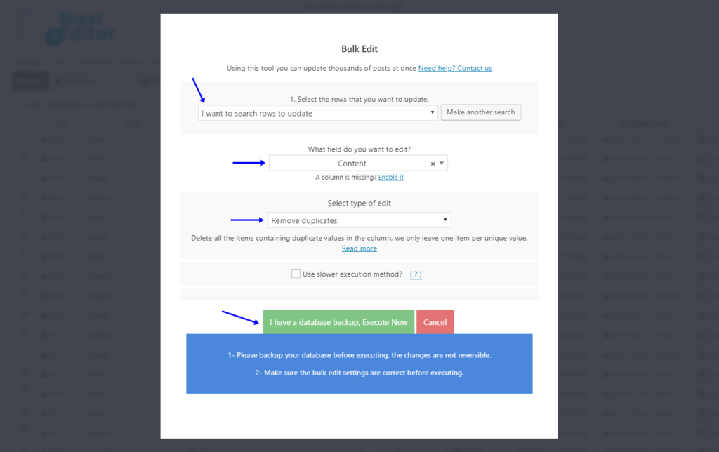 WooCommerce - Remove Duplicate Products with Same Descriptions