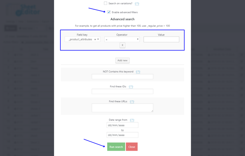 Woocommerce Find And Edit Products Missing Attributes And Variations