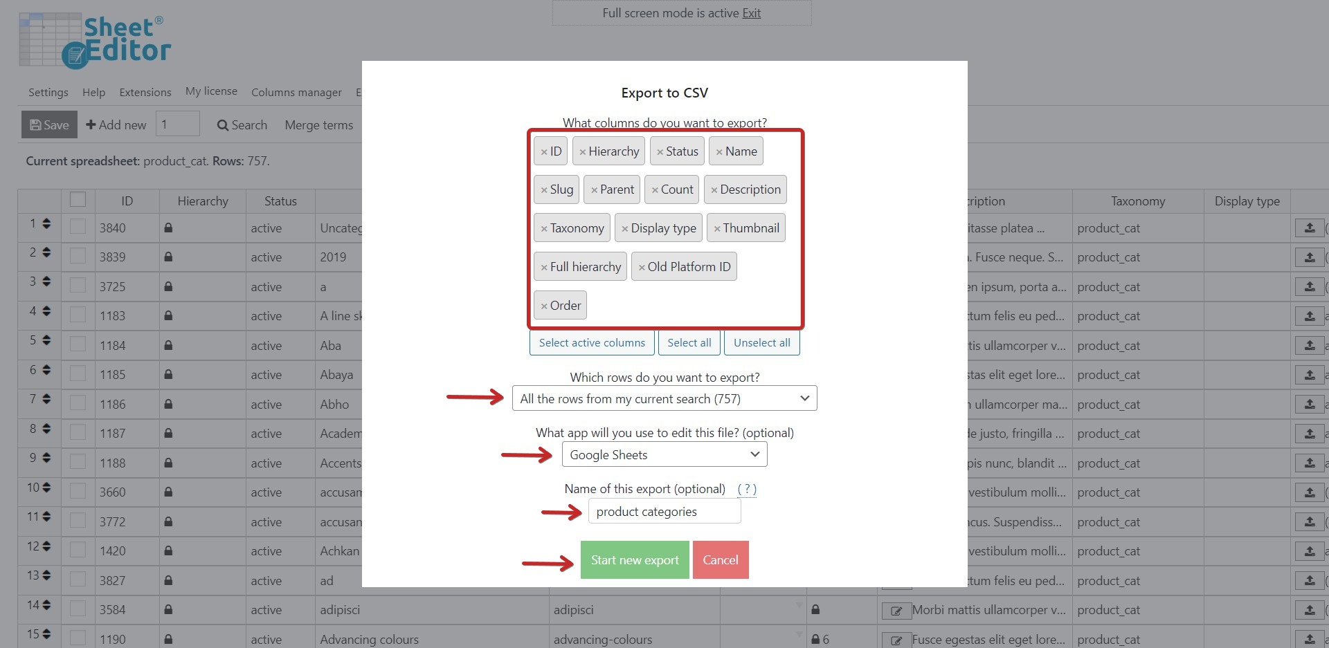 Woocommerce Export All Product Categories To A Csv
