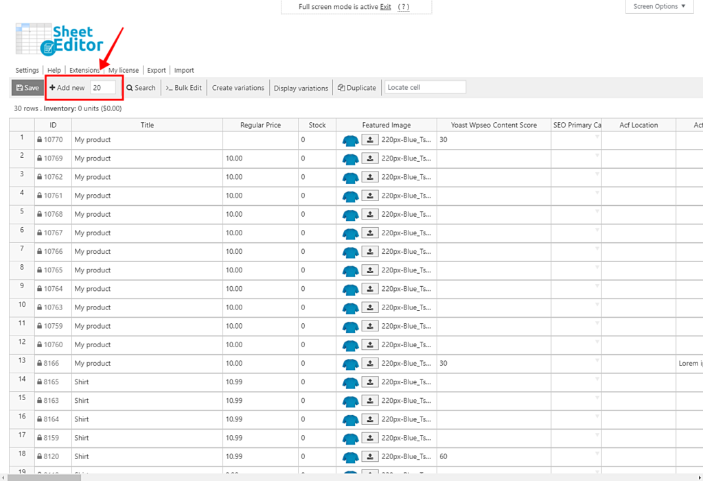 FAQ - WP Sheet Editor