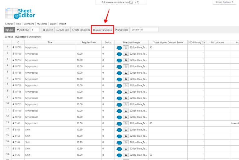 FAQ - WP Sheet Editor