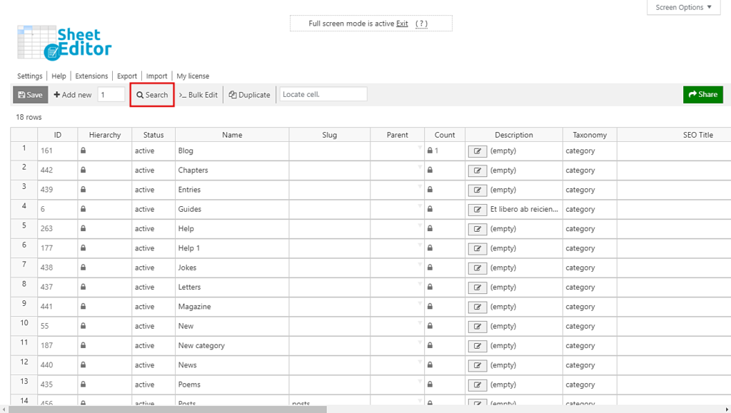WordPress - Search Categories or Tags that Start with a Letter