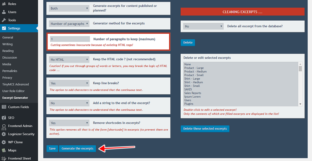 WordPress – Generate Auto Excerpts from Post Content