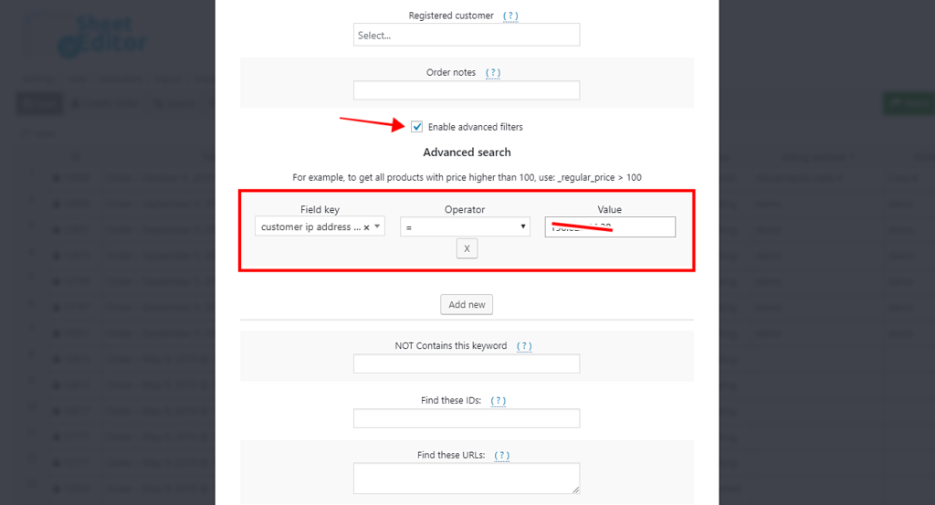 WooCommerce - Search Orders by Customer IP Address