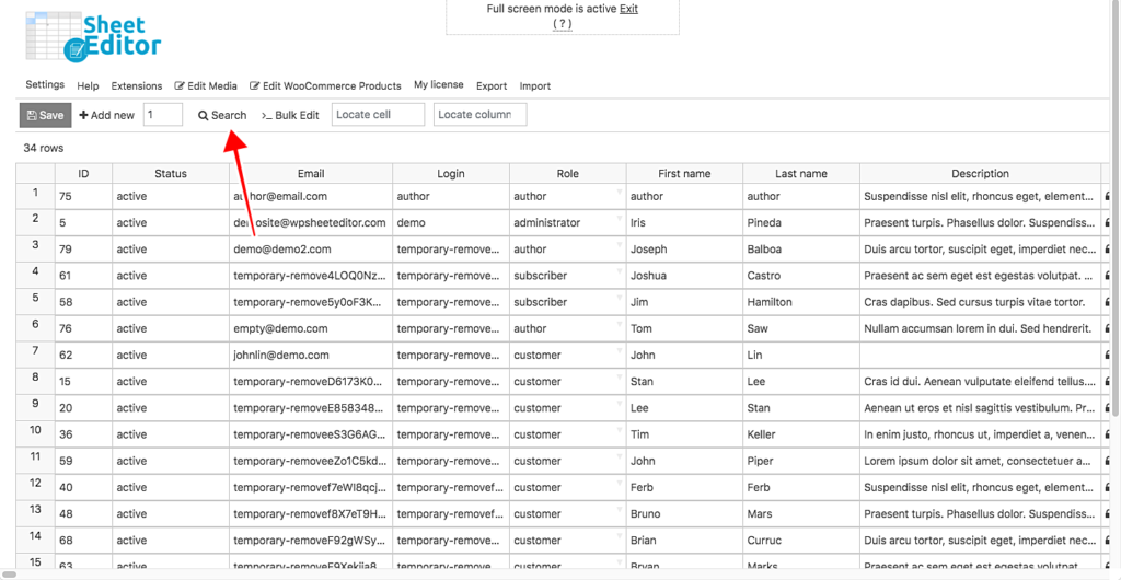 Wordpress Users Bulk Edit Advanced Custom Fields In A Spreadsheet