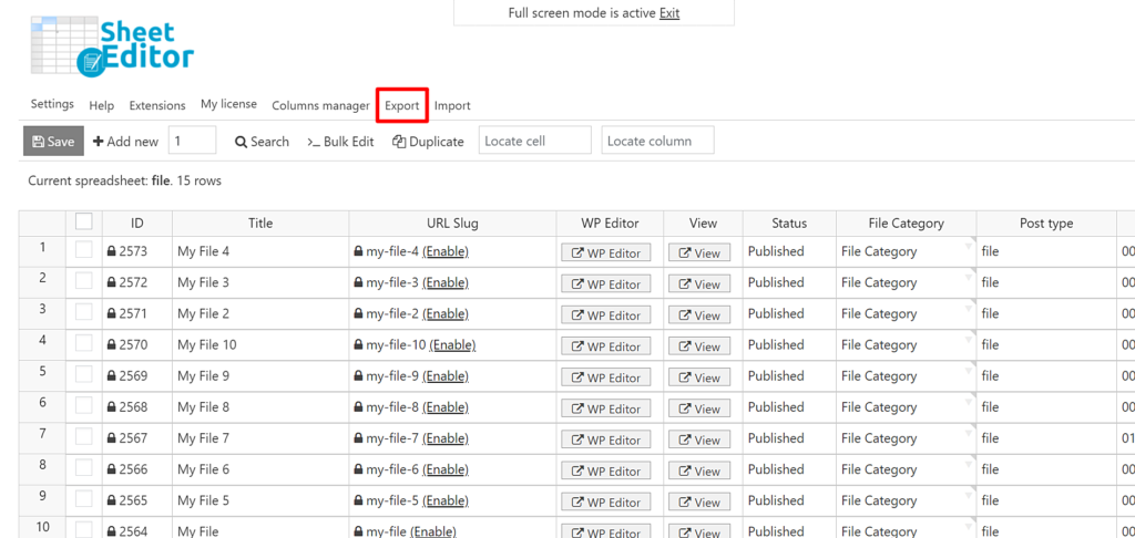 JetEngine - How to Import Custom Post Types - WP Sheet Editor