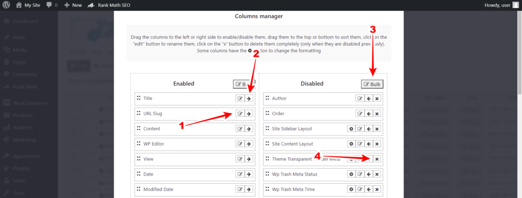 WP Sheet Editor - Columns Manager