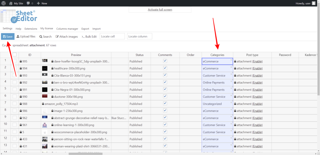 WordPress - How to Bulk Edit Media Library Categories