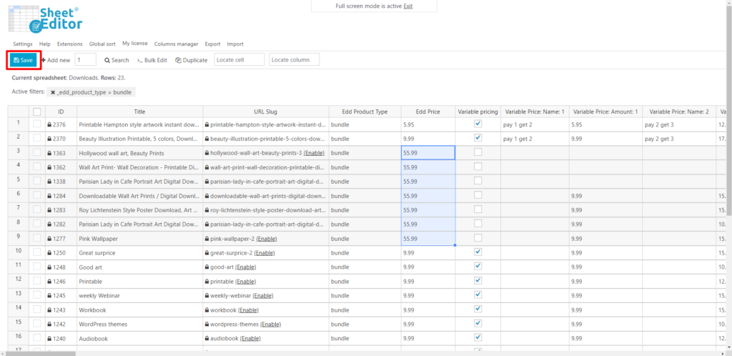 Easy Digital Downloads - Bulk Edit Bundles [Complete Guide]