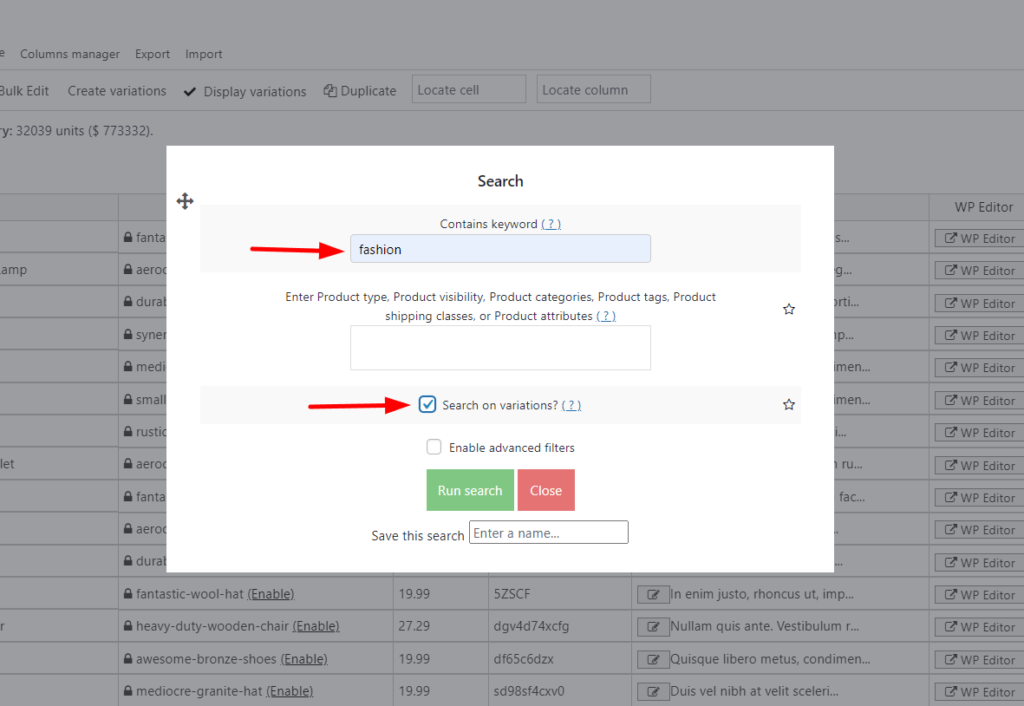 WooCommerce - Remove SKU from Product Variations in Bulk