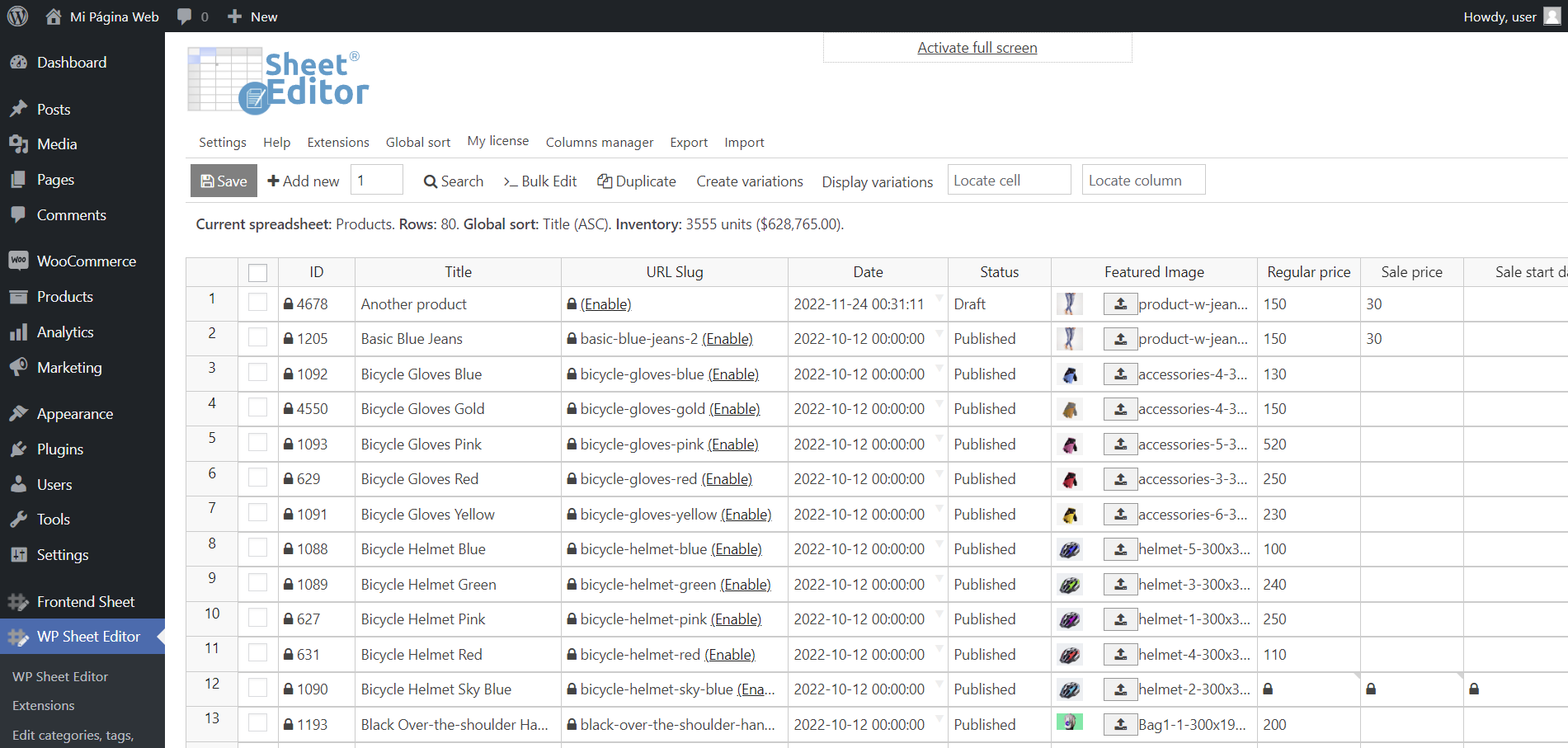 How To Bulk Delete WooCommerce Products WP Sheet Editor