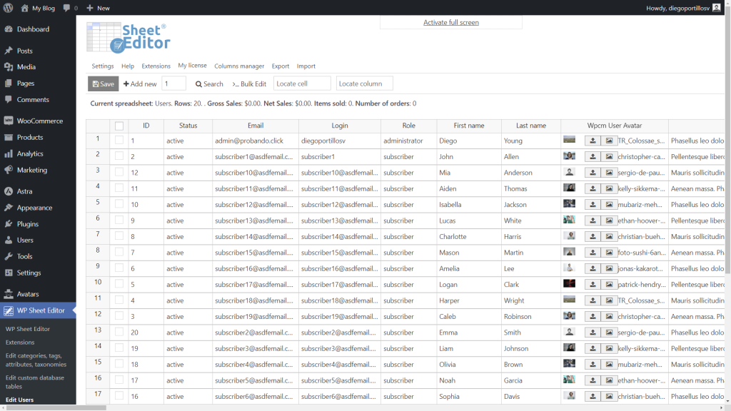 One User Avatar - How to Bulk Edit User Avatars in WordPress