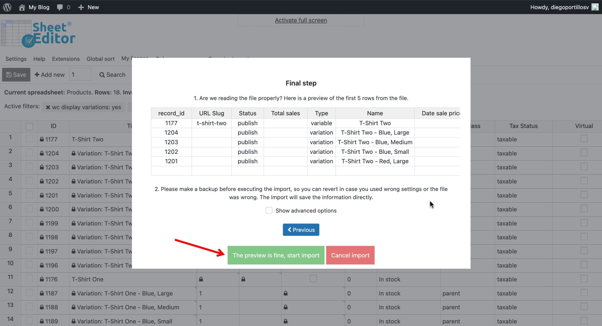 WooCommerce - How to Bulk Edit Variation Prices - WP Sheet Editor