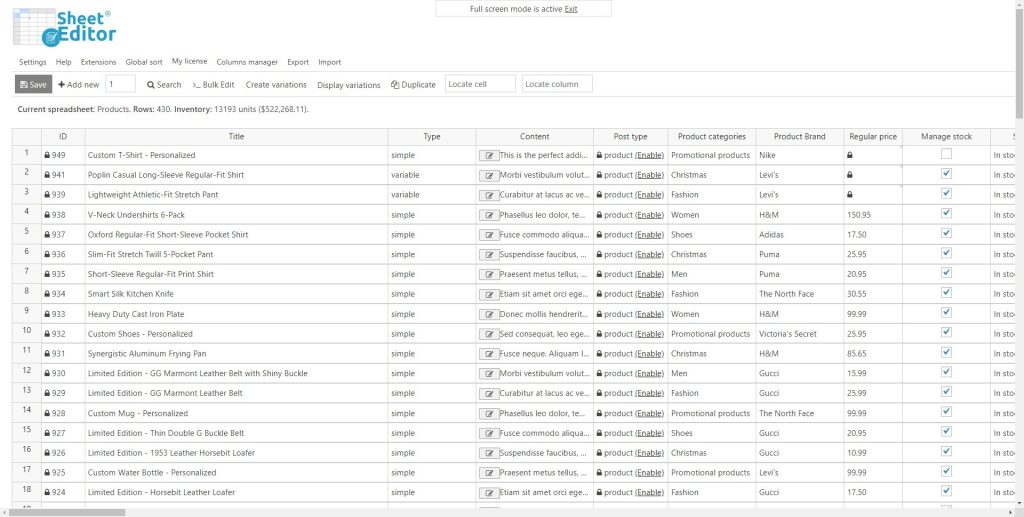 WooCommerce - How to Bulk Edit Product Descriptions (Content)
