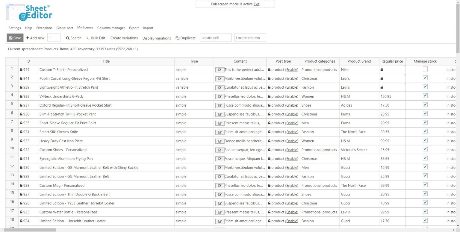 WooCommerce - How to Bulk Edit Product Descriptions (Content)