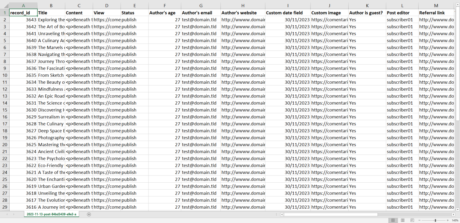 WordPress - Export and Import Advanced Custom Fields (ACF) - WP Sheet Editor