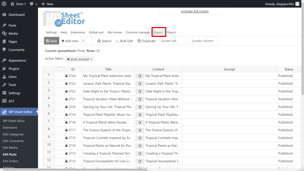 WordPress: Autogenerate Post Excerpts with AI in Excel 365 - WP Sheet ...