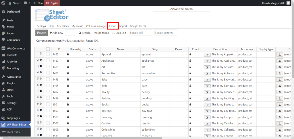Polylang Bulk Translate Woocommerce Taxonomies In Google Sheets Wp
