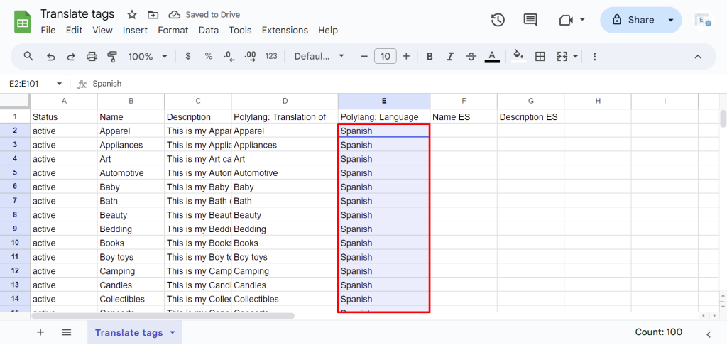 Polylang: Bulk Translate WooCommerce Taxonomies in Google Sheets - WP ...