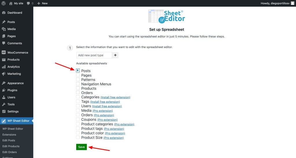 WordPress: Bulk Edit Posts, Pages and Custom Post Types - WP Sheet Editor