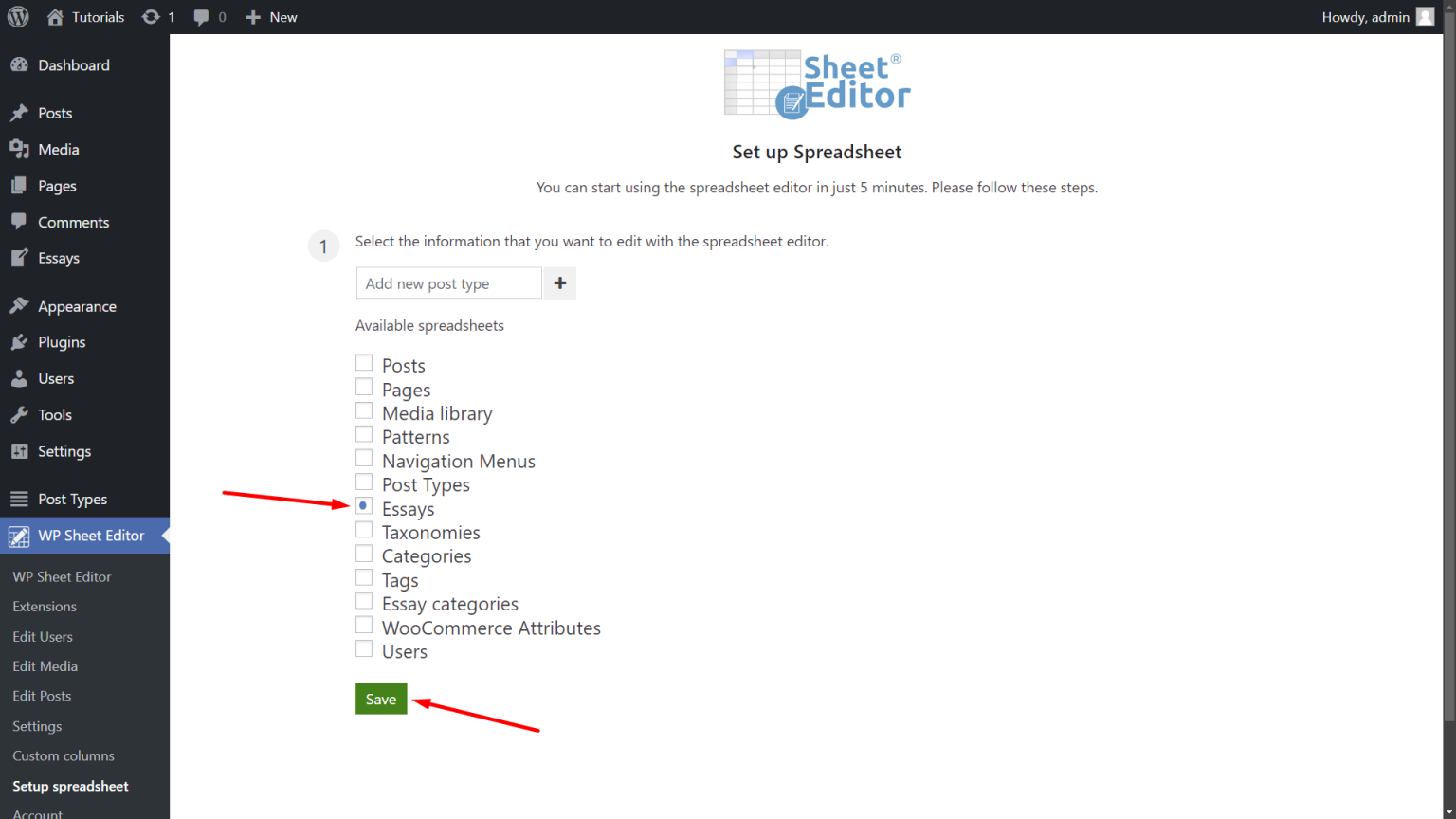 MB Custom Post Types & Taxonomies - Bulk Edit, Export, Import - WP Sheet Editor