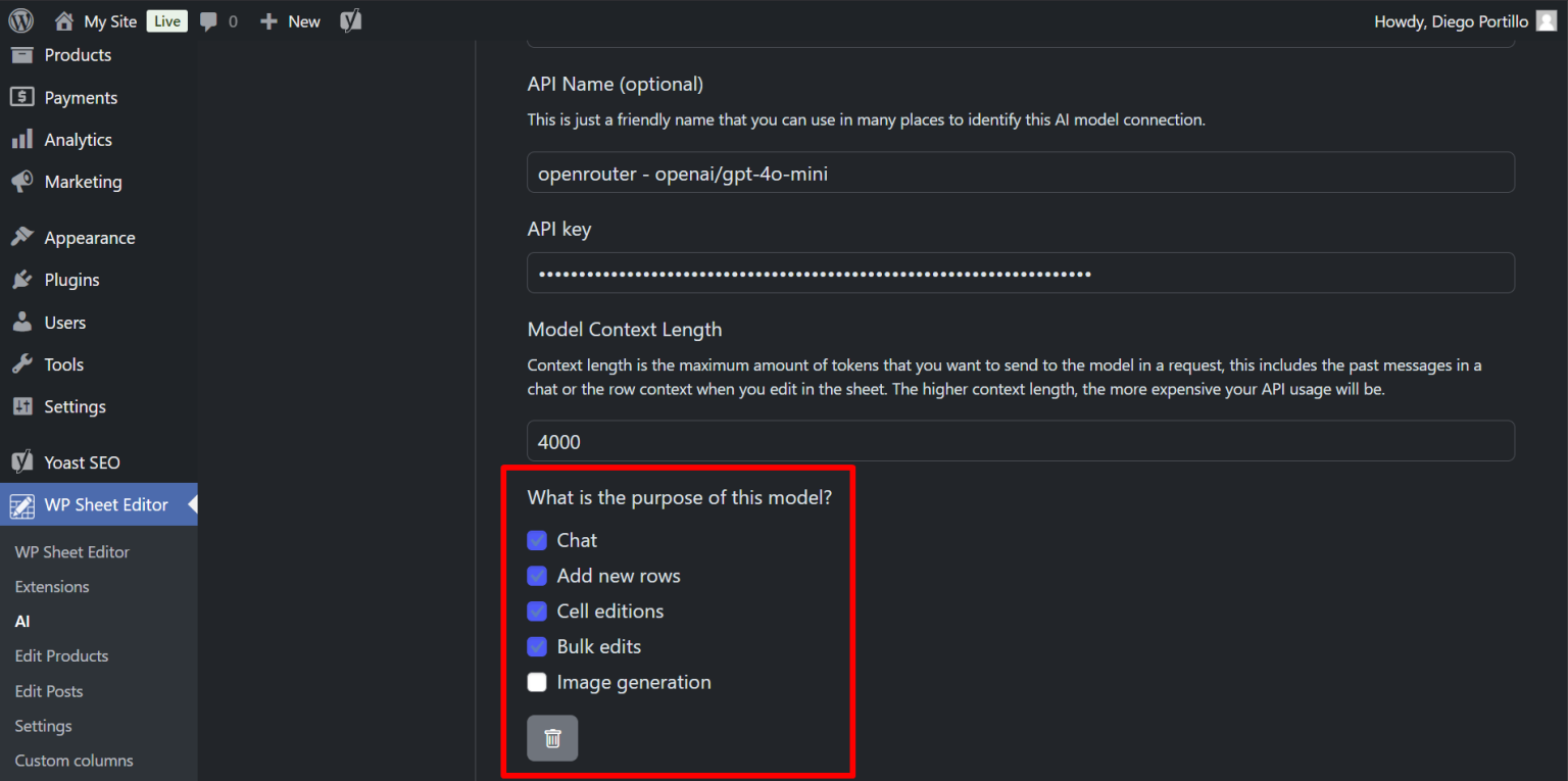WP Sheet Editor - AI: Set Up Guide - WP Sheet Editor