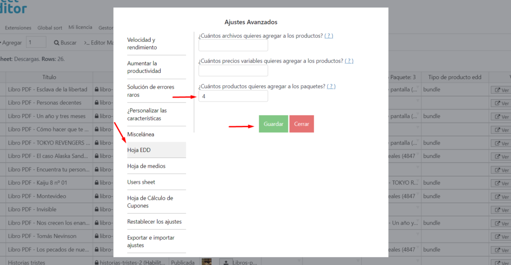 Edita Cientos de Paquetes o Bundles de Easy Digital Downloads