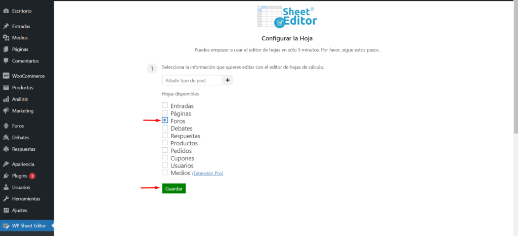 bbPress - Cómo Editar Foros Masivamente Usando una Hoja de Cálculo
