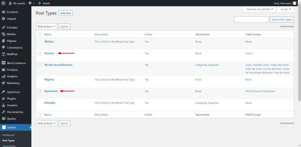 Toolset Post Types - Como Editar Relaciones Masivamente